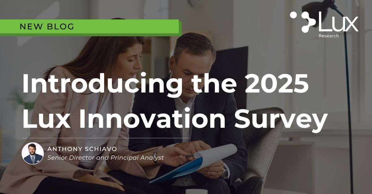 Introducing the 2025 Lux Innovation Survey - Lux Research