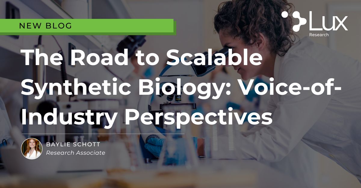 The Road to Scalable Synthetic Biology: Voice-of-Industry Perspectives ...