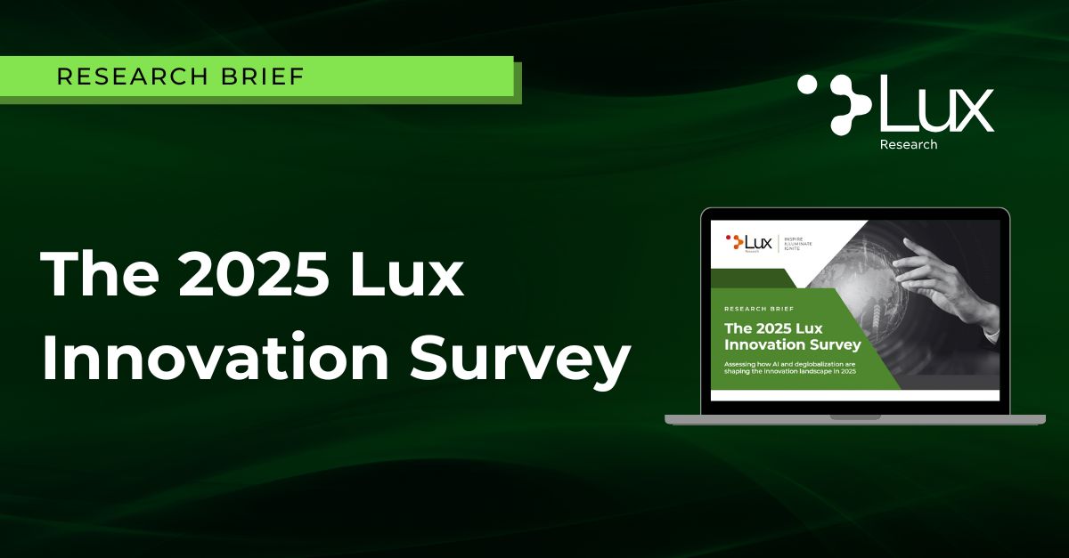 The 2025 Lux Innovation Survey - Lux Research