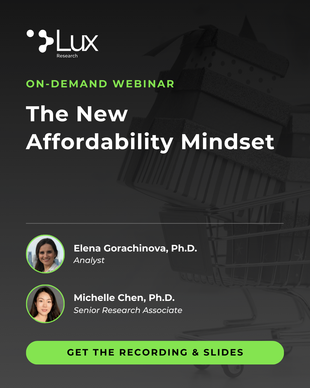 The New Affordability Mindset - Lux Research
