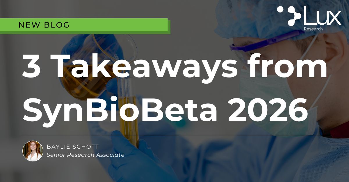 3 Takeaways from SynBioBeta 2026 - Lux Research